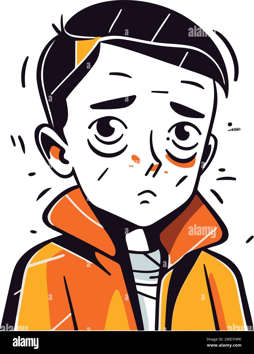 Hooded jacket character hi-res stock photography and images - Alamy