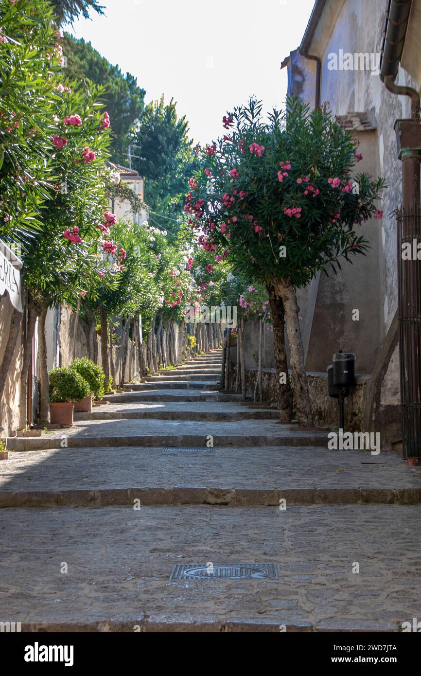 the town of Ravello on Amalfi coast Stock Photo - Alamy