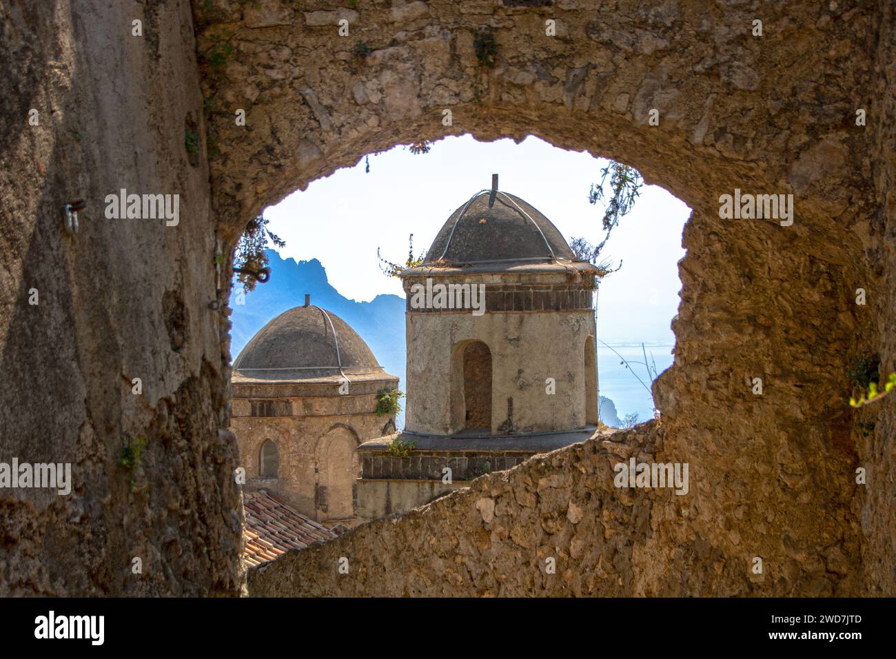 landscape of Ravello on Amalfo coast Stock Photo - Alamy