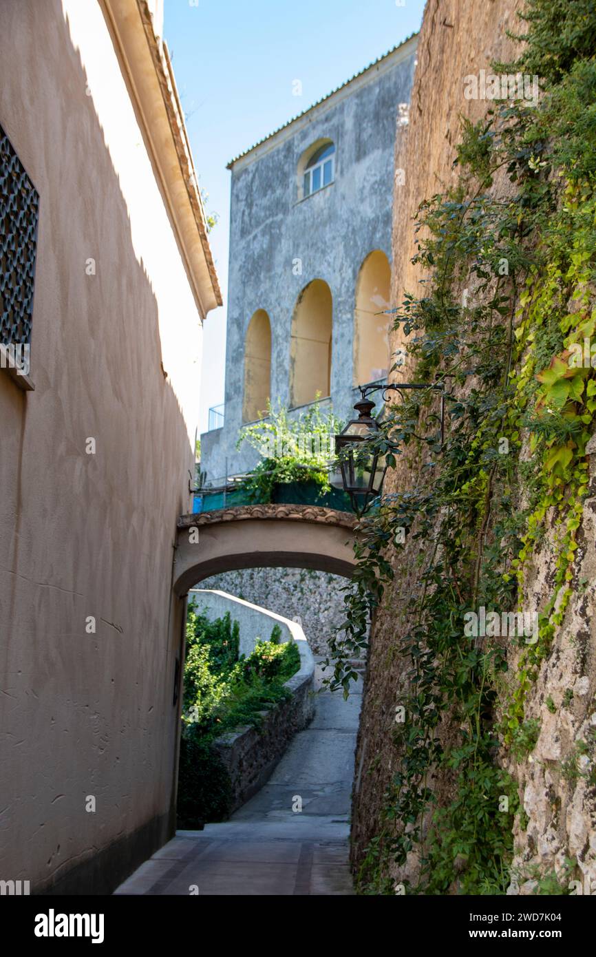 Villa Cimbrone at Ravello on Amalfi coast Stock Photo - Alamy