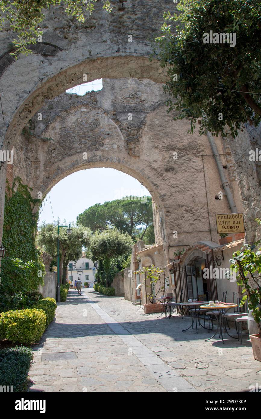 The town of Ravello on Amalfi coast Stock Photo - Alamy