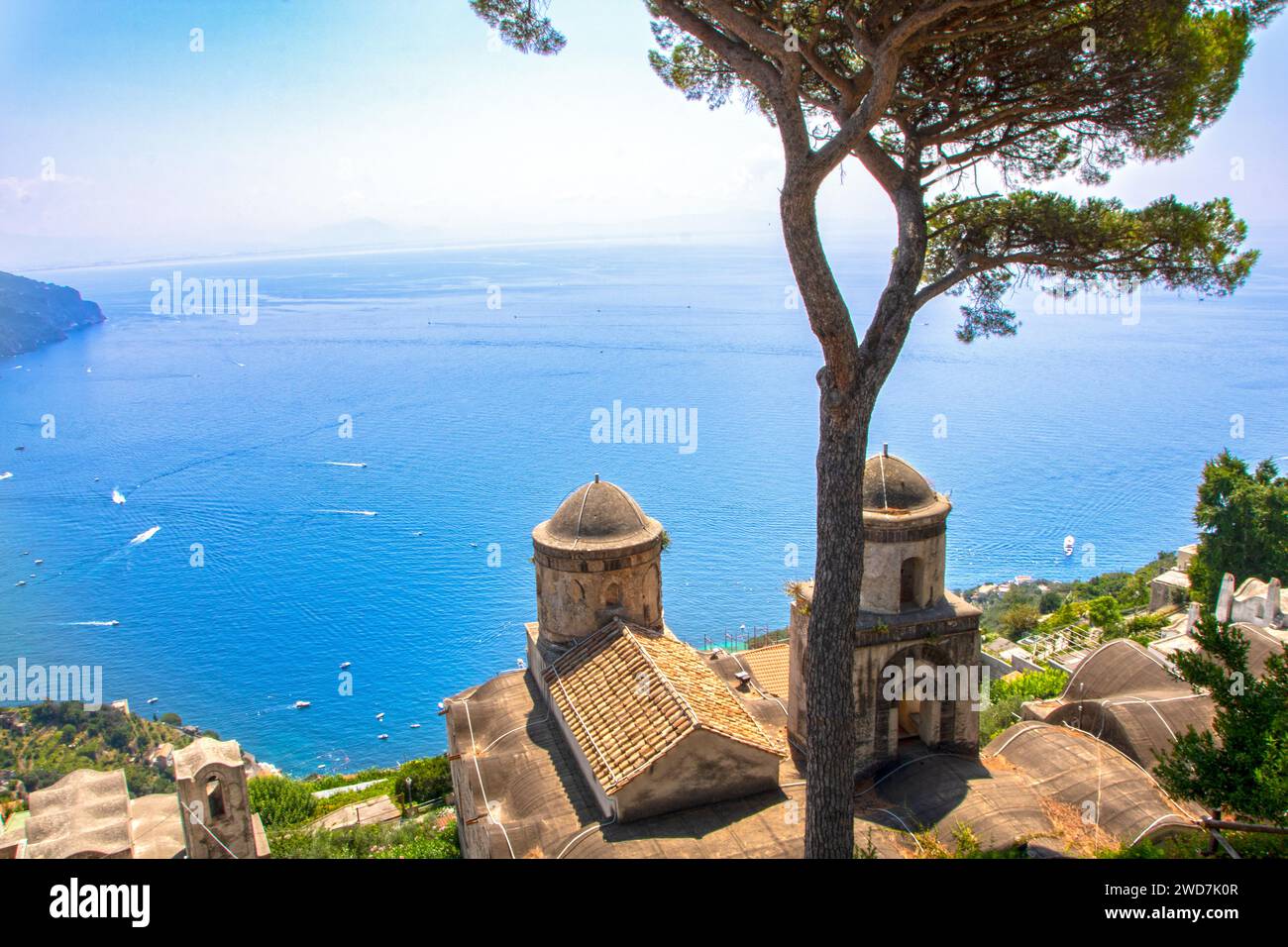 Landscape of Ravello on Amalfi coast Stock Photo - Alamy