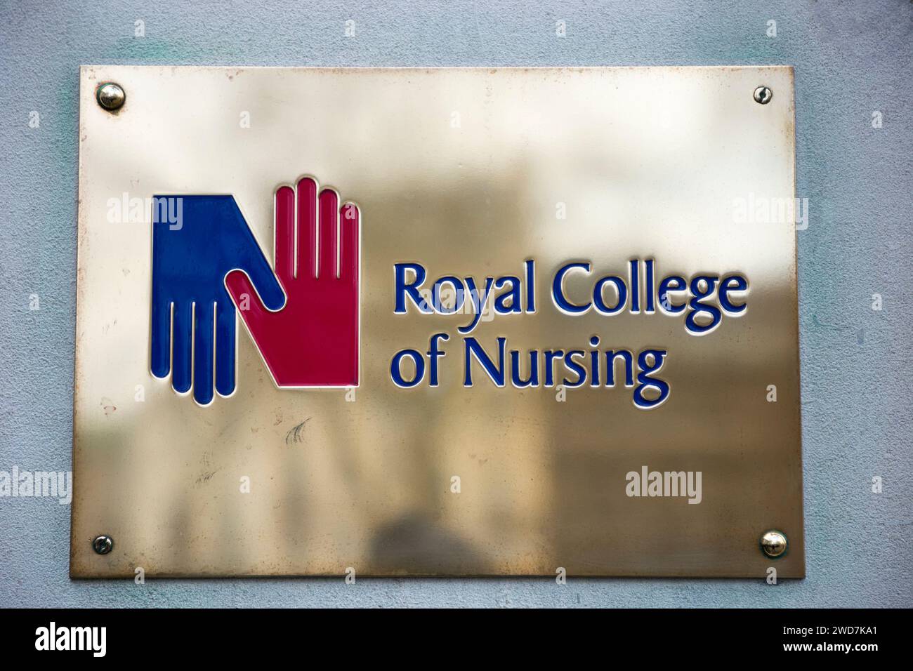 Brass plate on wall outside hi-res stock photography and images - Alamy