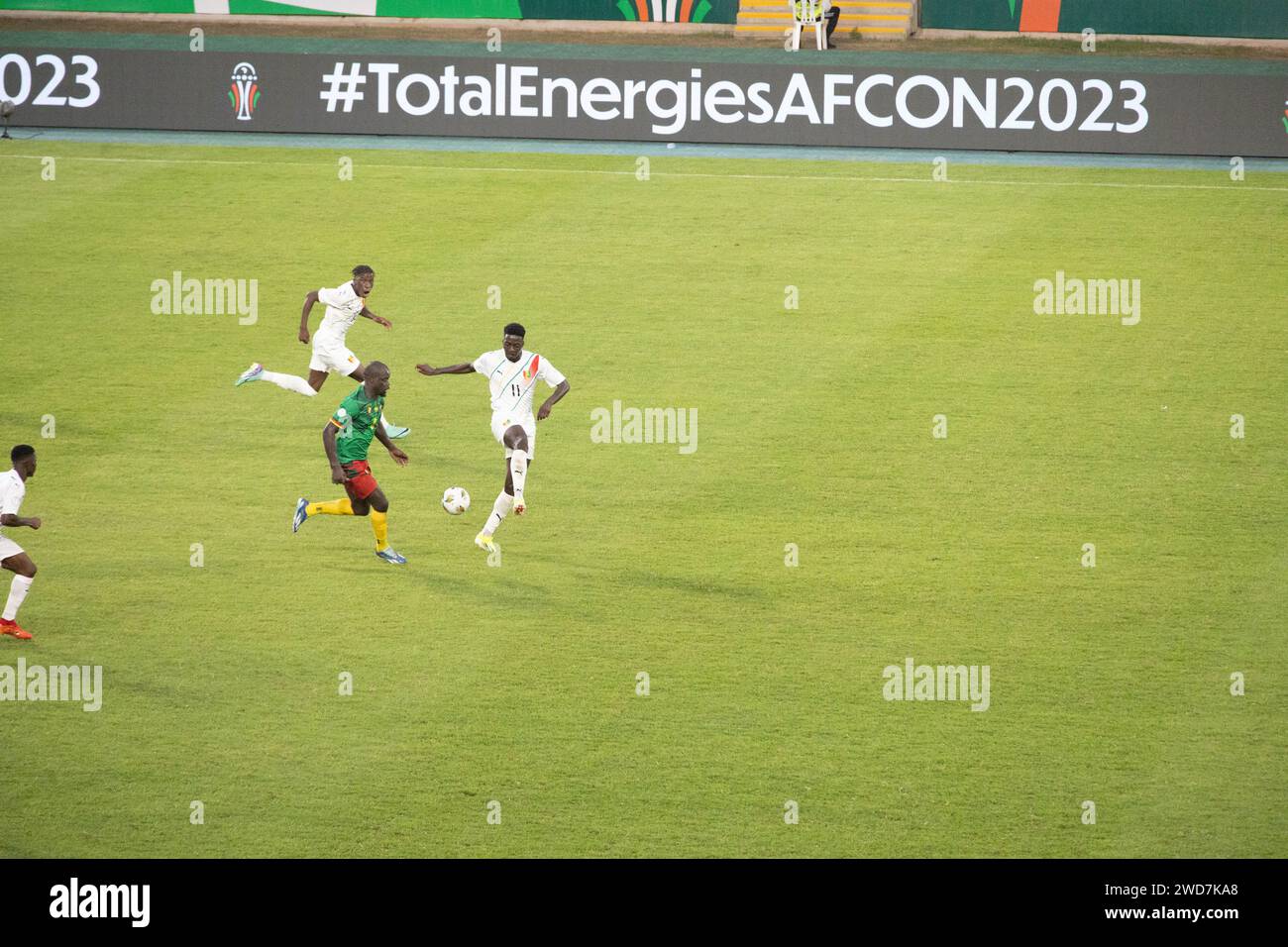 Football Players AFCON 23 In Ivory Coast Stock Photo - Alamy