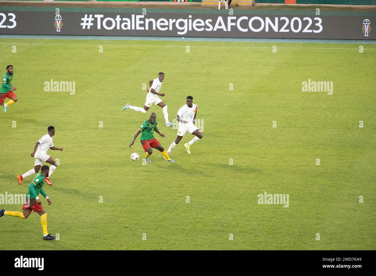 Football Players AFCON 23 In Ivory Coast Stock Photo - Alamy