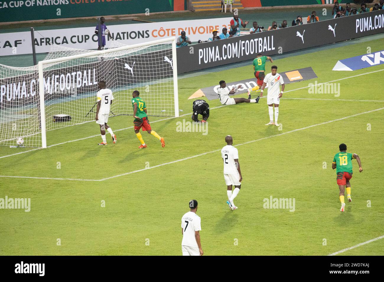 Football Players AFCON 23 In Ivory Coast Stock Photo - Alamy