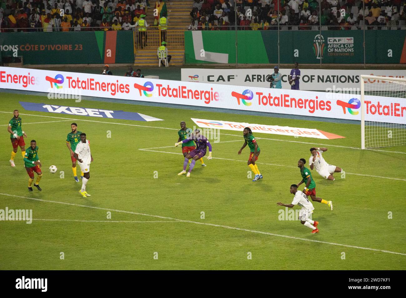 Football Players AFCON 23 In Ivory Coast Stock Photo - Alamy