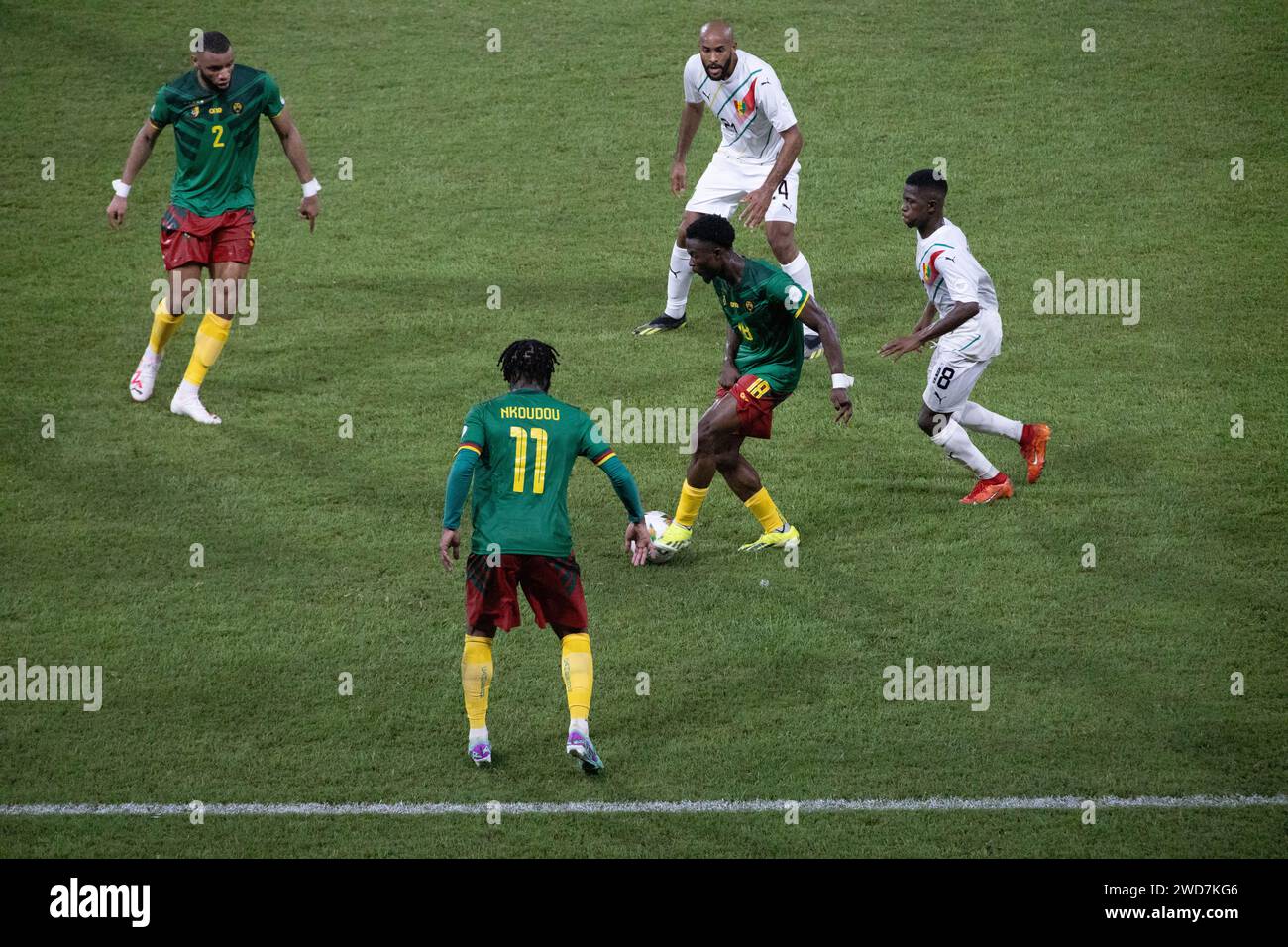 Football Players AFCON 23 In Ivory Coast Stock Photo - Alamy