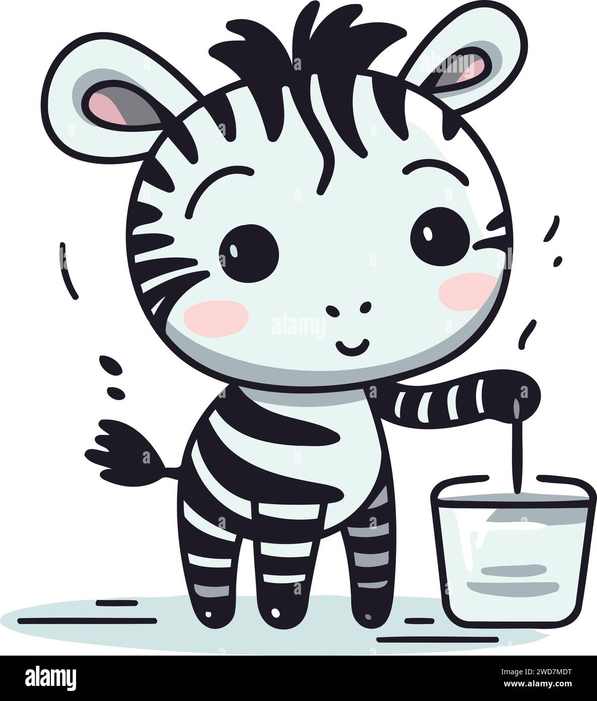 Zoo animal glass Stock Vector Images - Alamy