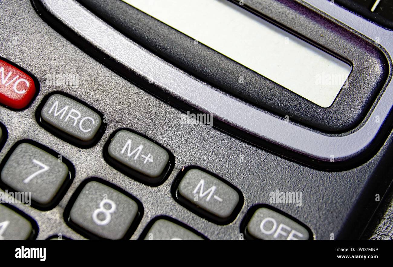 Calculator for solving mathematical problems Stock Photo - Alamy
