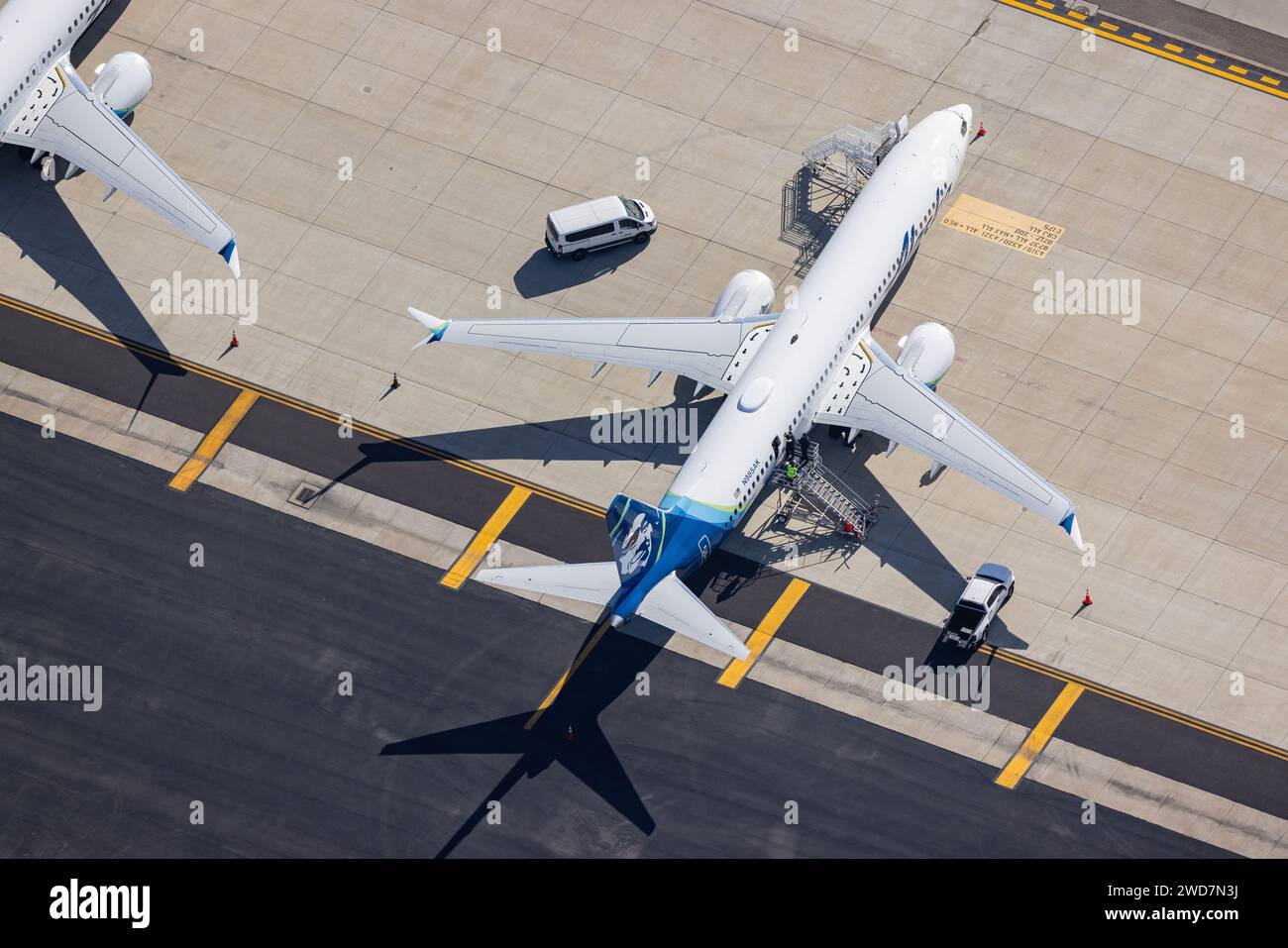 Boeing 737 MAX 9 San Diego International Airport Inspections 12 Stock ...