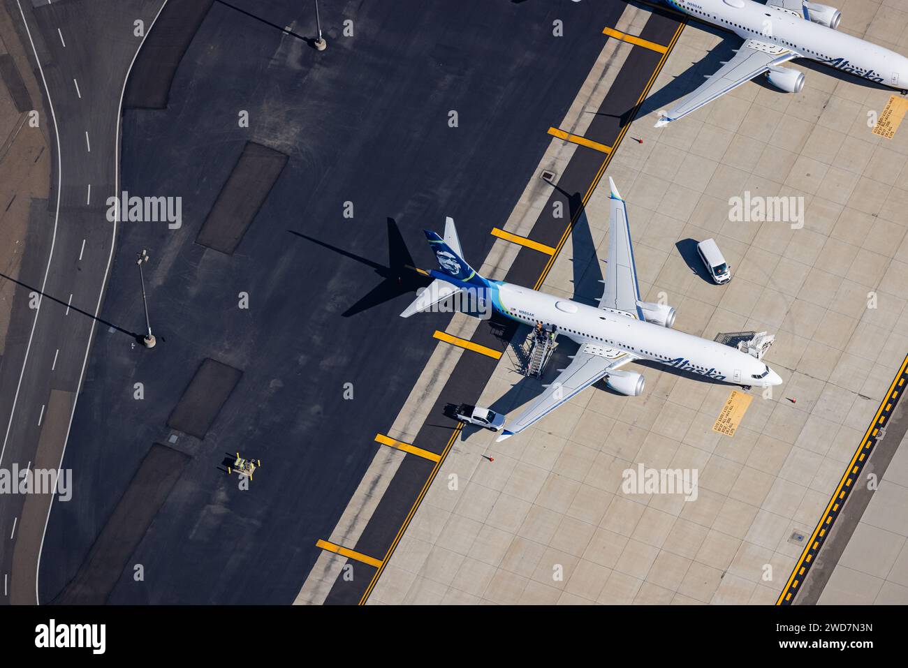 Boeing 737 MAX 9 San Diego International Airport Inspections 11 Stock ...