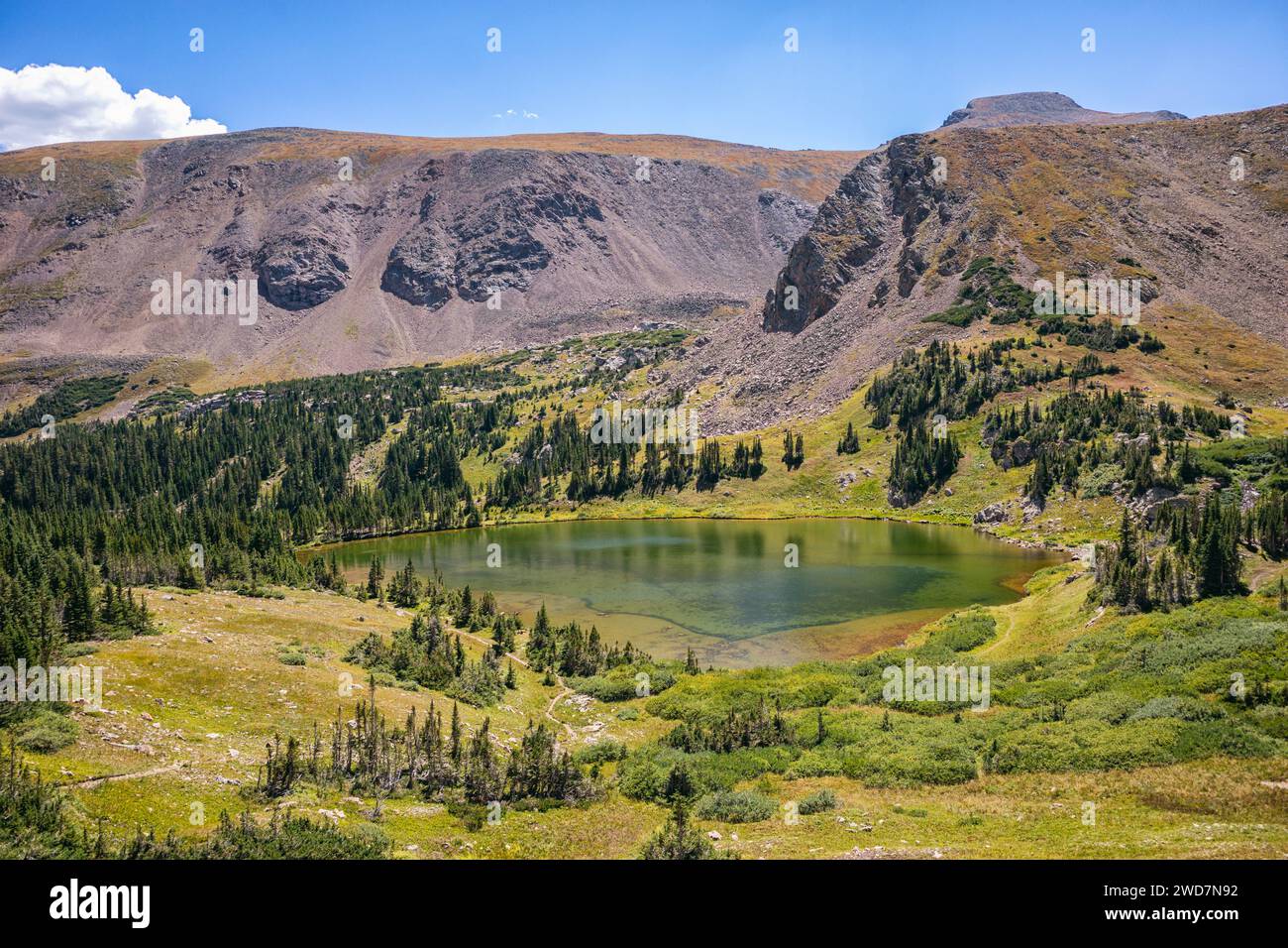 Rogers Pass Lake in the James Peak Wilderness, Colorado Stock Photo - Alamy