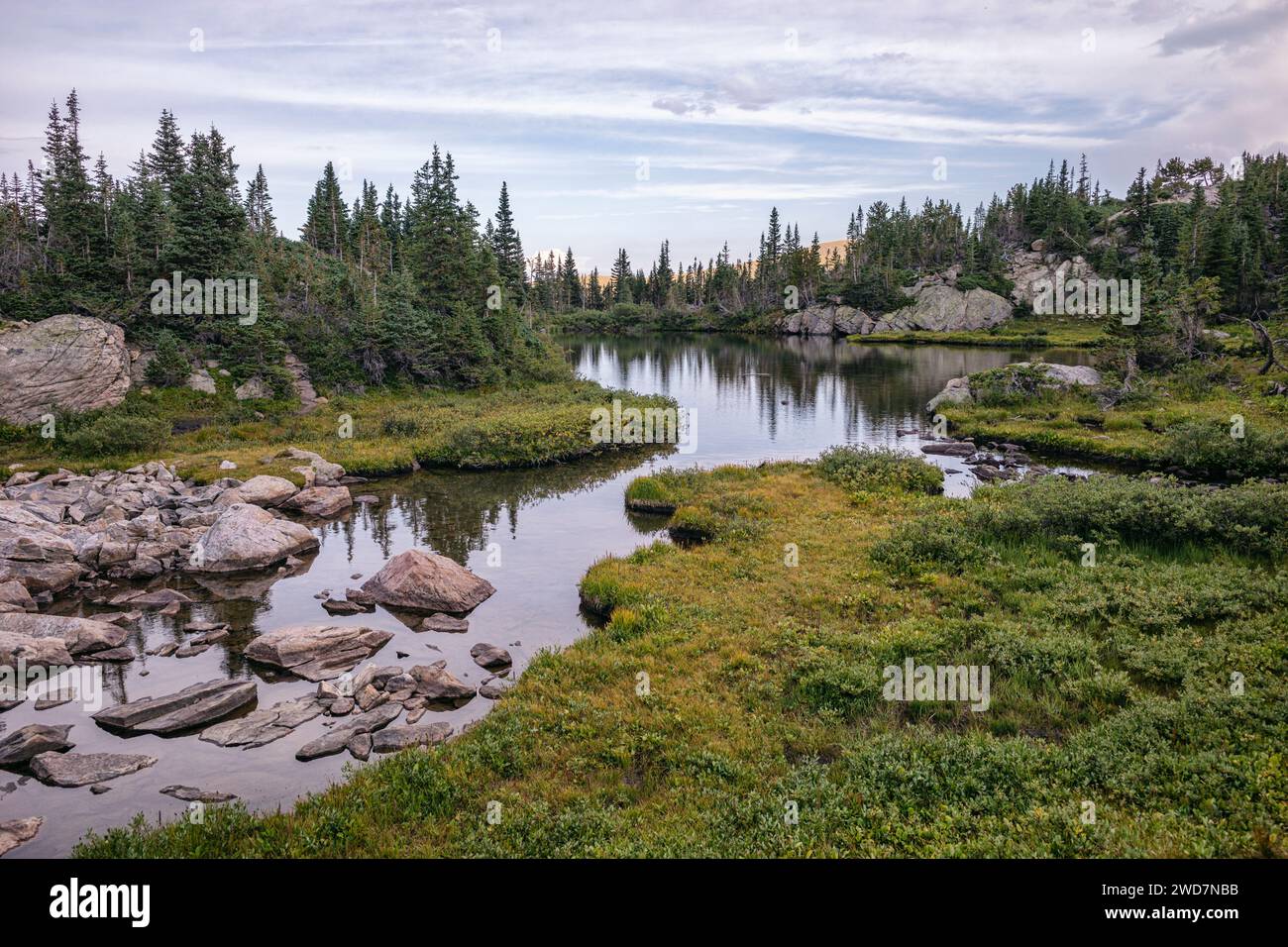 Lakescape in the James Peak Wilderness, Colorado Stock Photo - Alamy