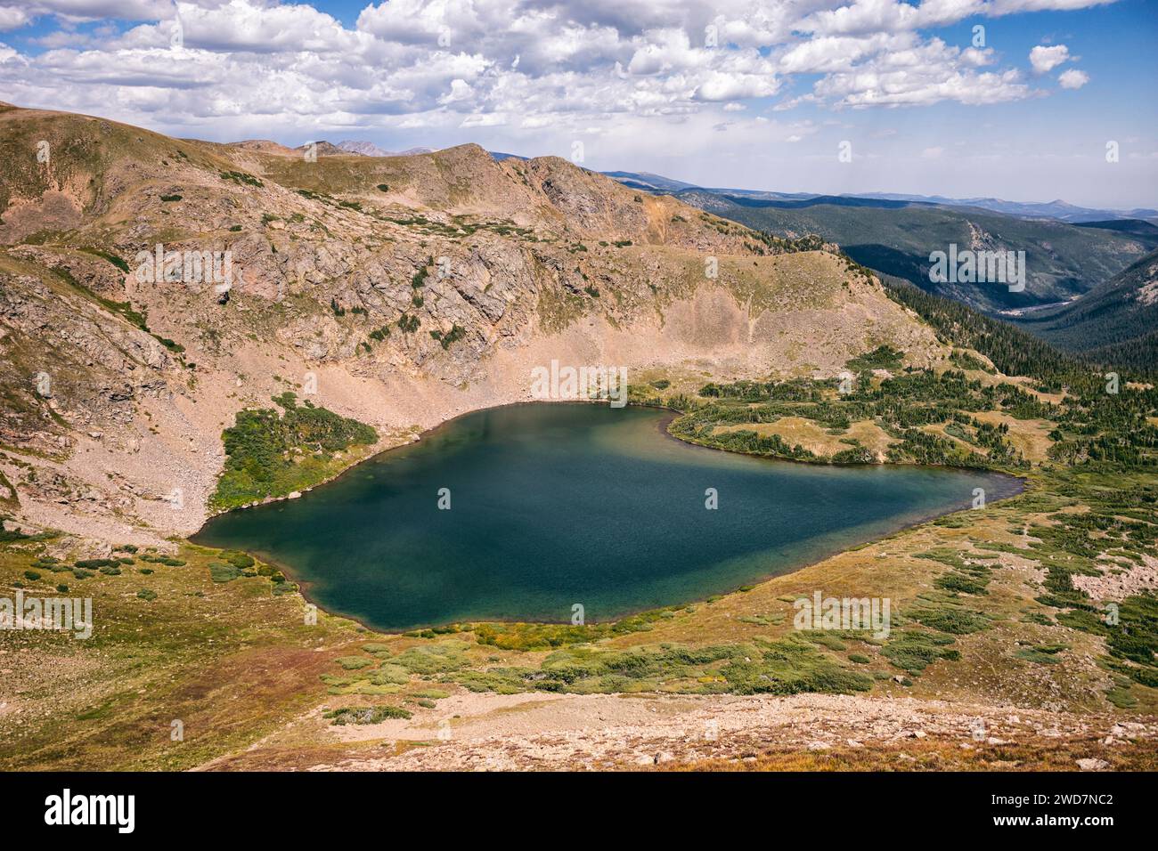 Heart Lake in the James Peak Wilderness, Colorado Stock Photo - Alamy