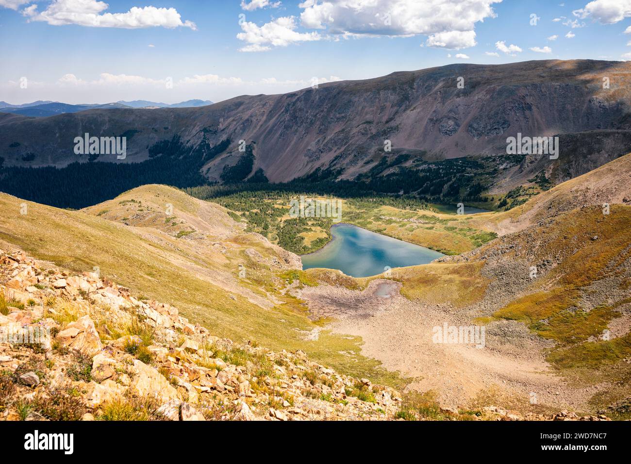 Heart Lake in the James Peak Wilderness, Colorado Stock Photo - Alamy