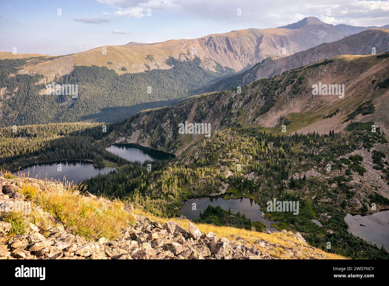 Crater Lakes in the James Peak Wilderness, Colorado Stock Photo - Alamy