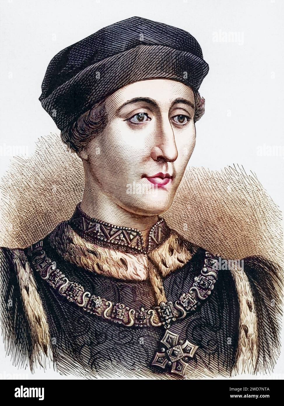 Heinrich VI. (1421-71), König von England ab 1422, einziges Kind von ...