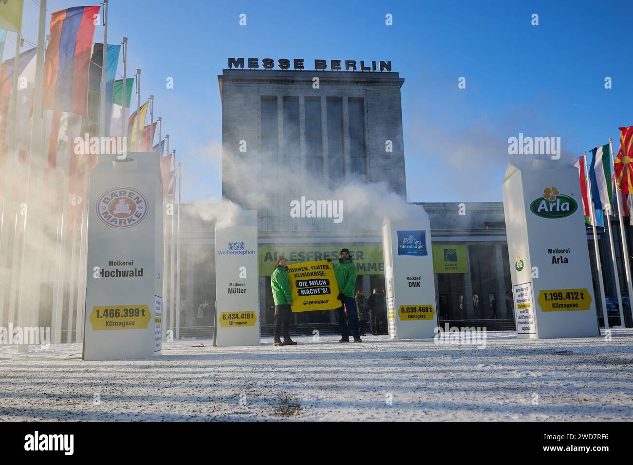 Berlin, Germany. 19th Jan, 2024. As part of the International Green ...