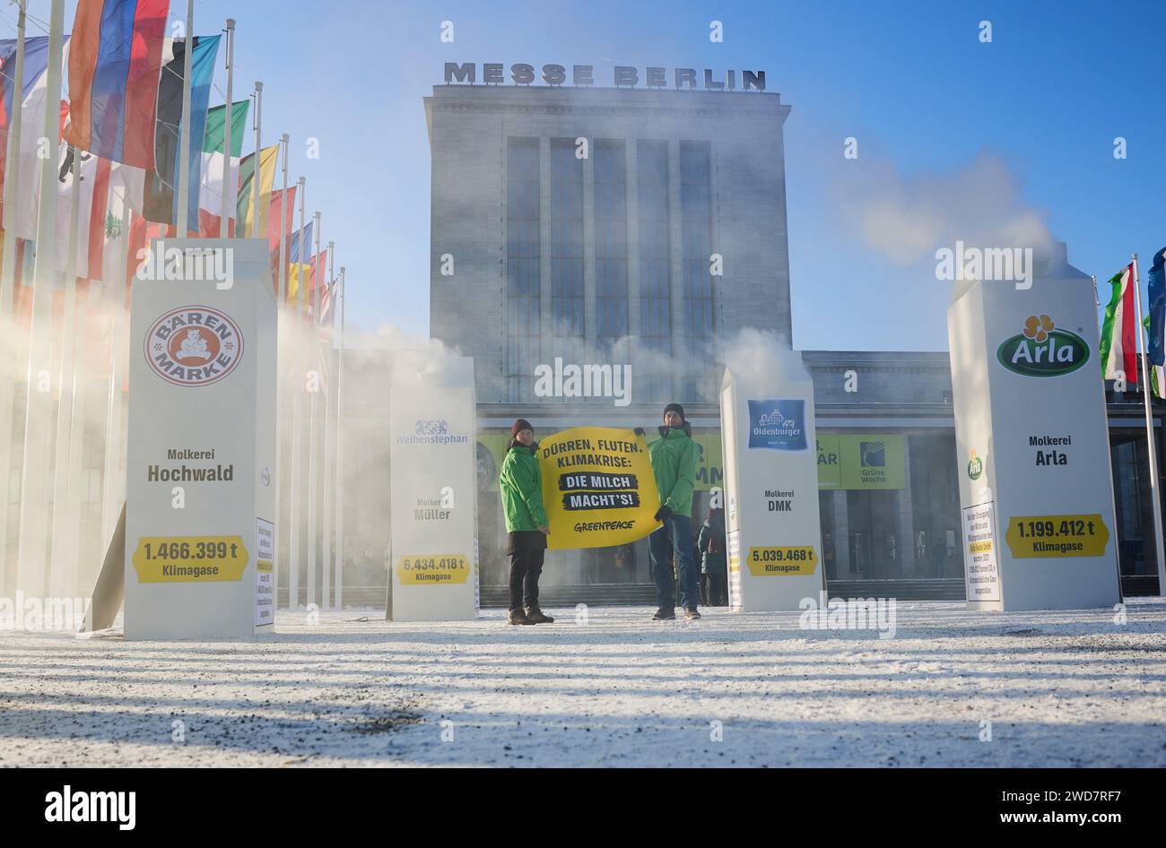 Berlin, Germany. 19th Jan, 2024. As part of the International Green ...