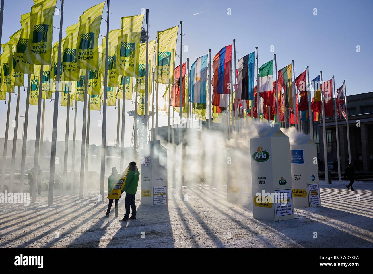 Berlin, Germany. 19th Jan, 2024. As part of the International Green ...