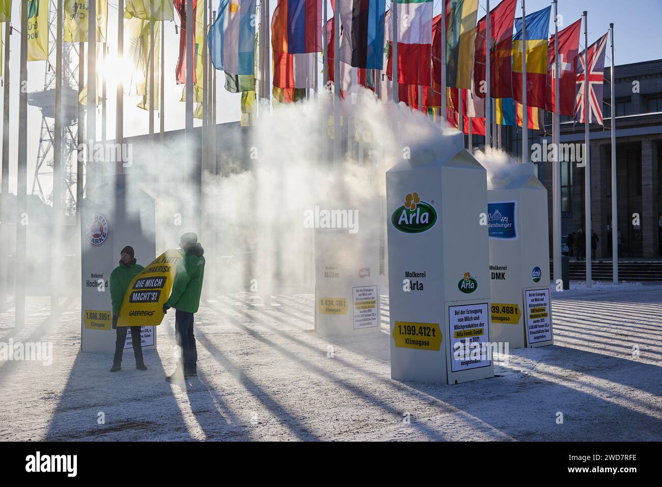 Berlin, Germany. 19th Jan, 2024. As part of the International Green ...