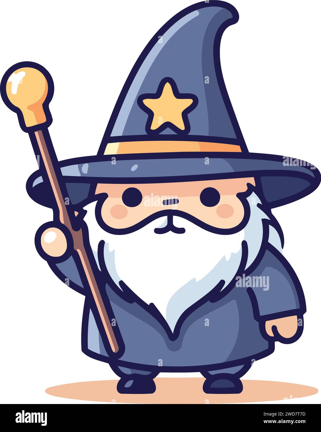 Cartoon wizard Stock Vector Images - Alamy