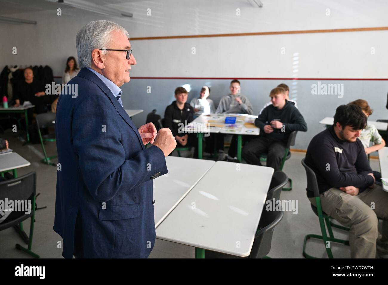 19 January 2024, Saxony-Anhalt, Lutherstadt Wittenberg: Michael Richter ...