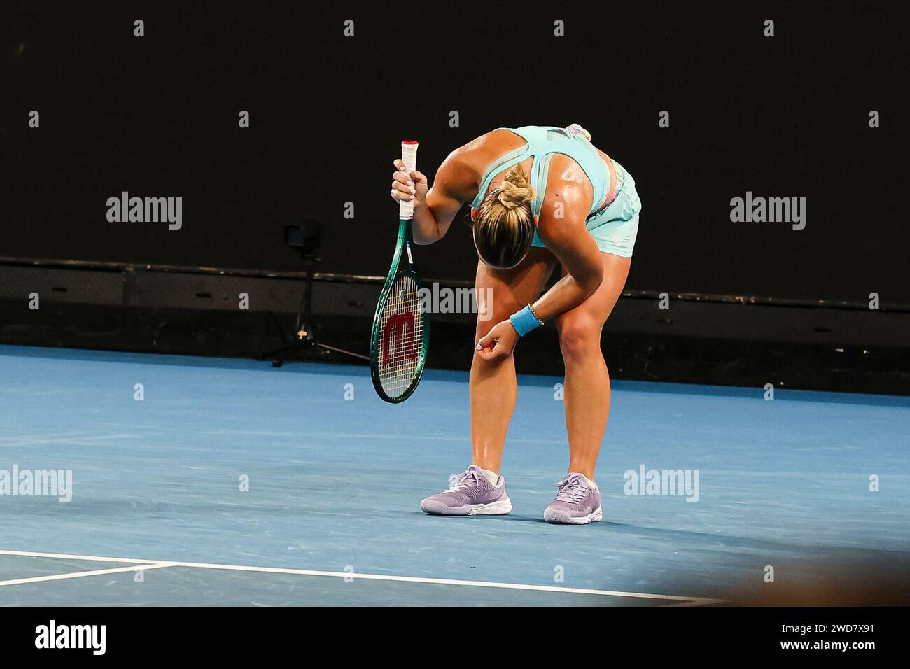 Melbourne, Australia, 19th Jan, 2024. Tennis player Maria Timofeeva ...