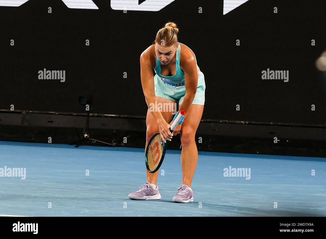 Melbourne, Australia, 19th Jan, 2024. Tennis player Maria Timofeeva ...