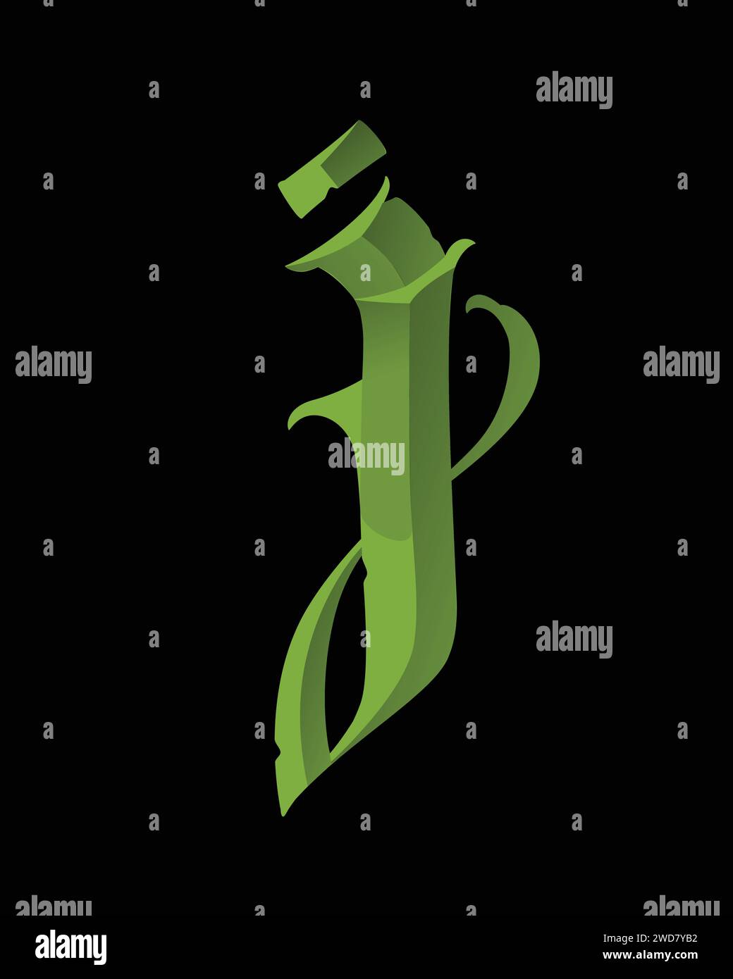 Gothic alphabet j Stock Vector Images - Alamy