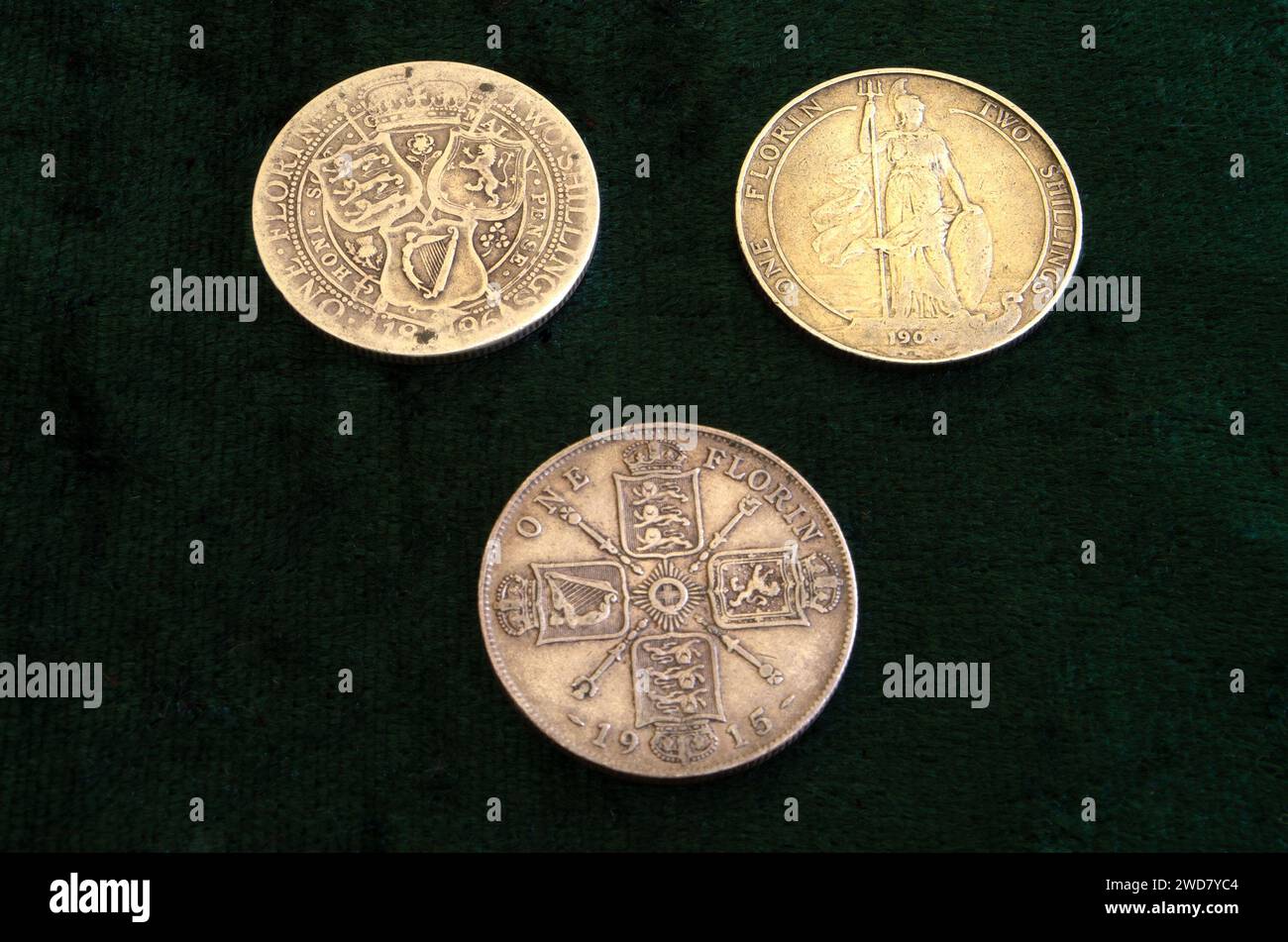 Queen victoria florins hi-res stock photography and images - Alamy