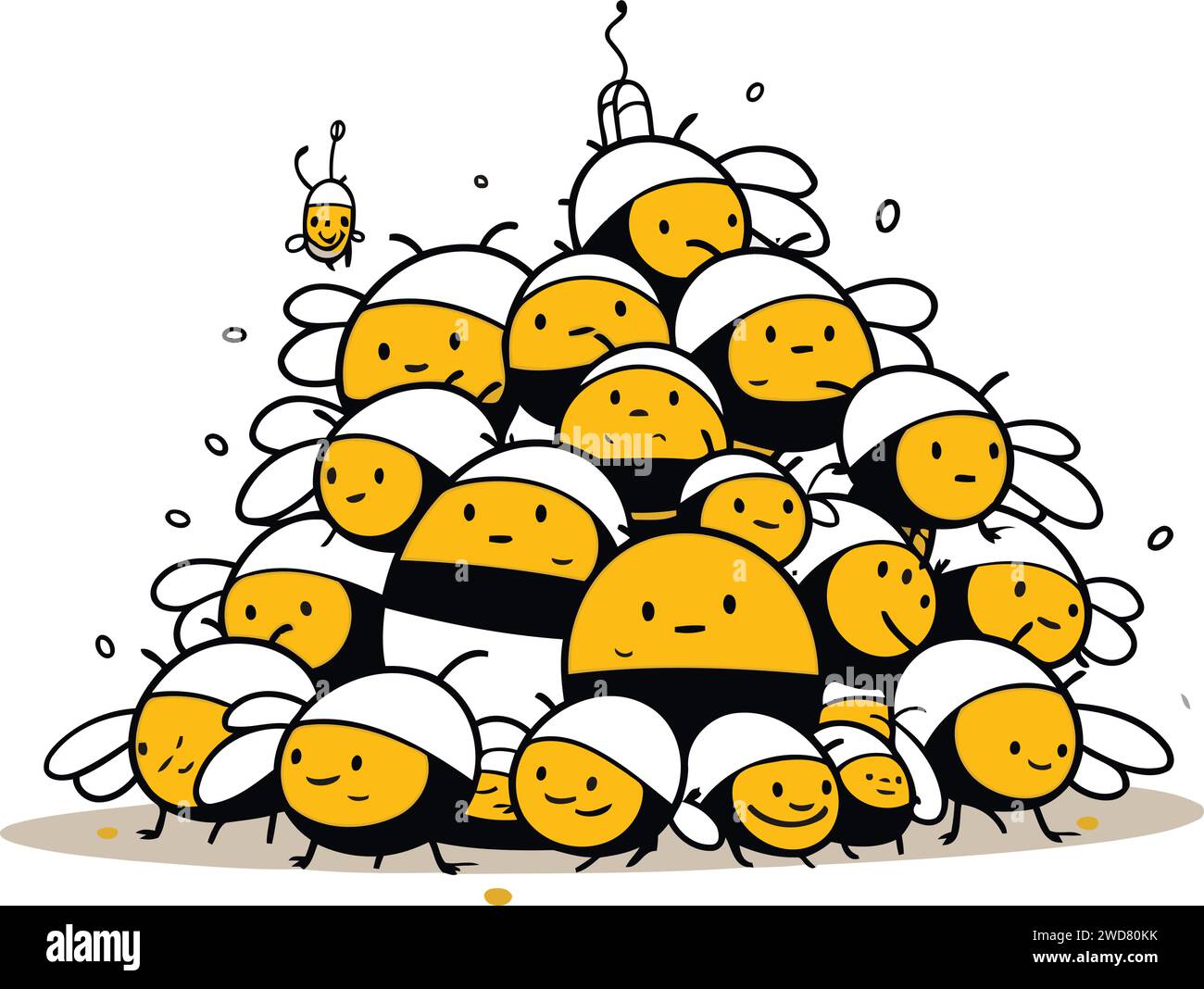 Cartoon bugs Stock Vector Images - Alamy