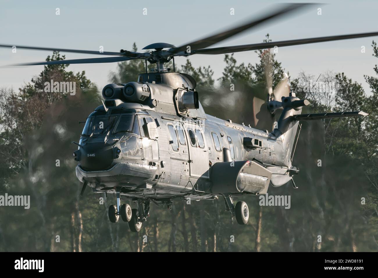 A Eurocopter AS532 Cougar military helicopter from the 300th Squadron ...