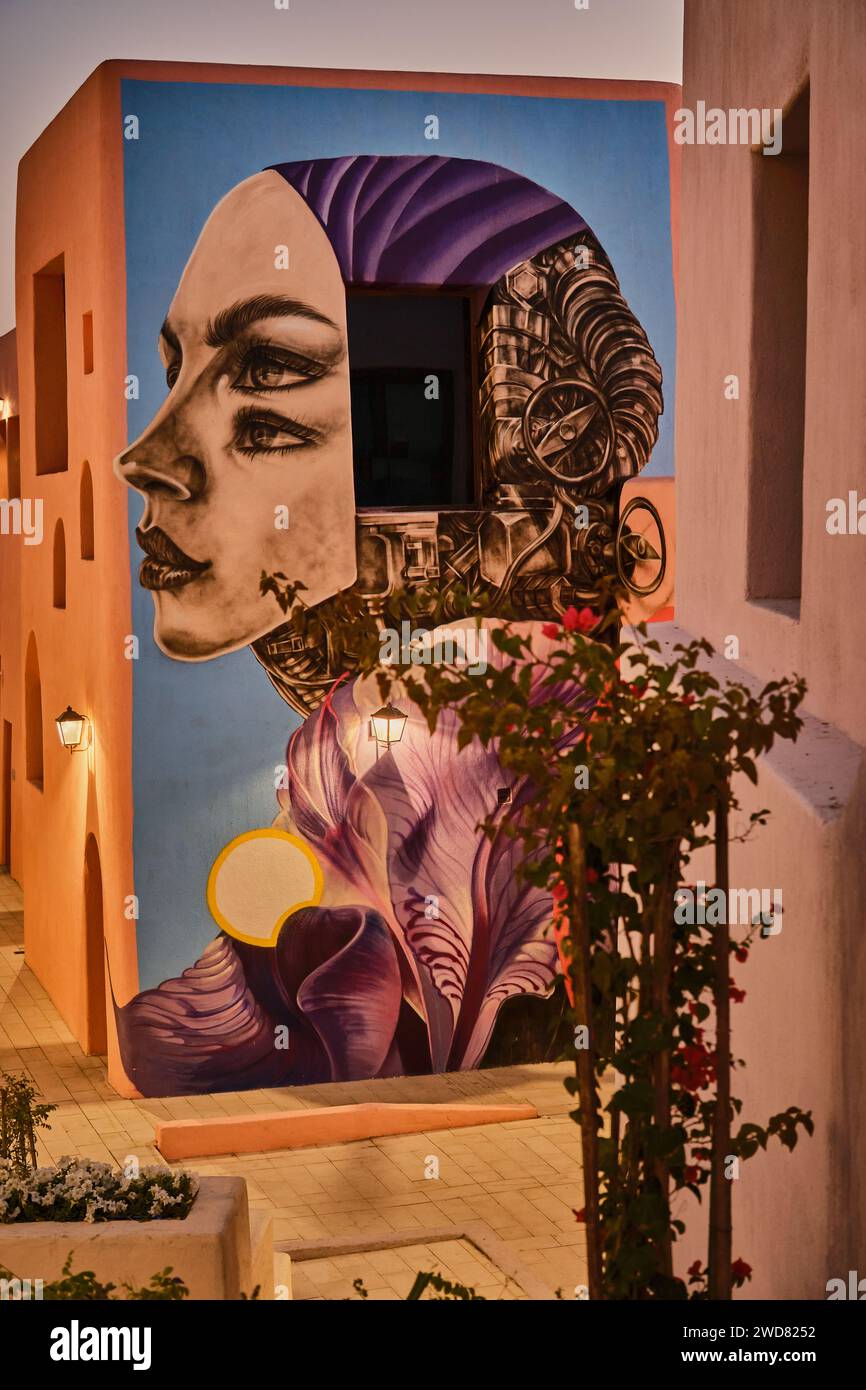 Old Doha port (Mina District) in Doha, Qatar afternoon shot during ...