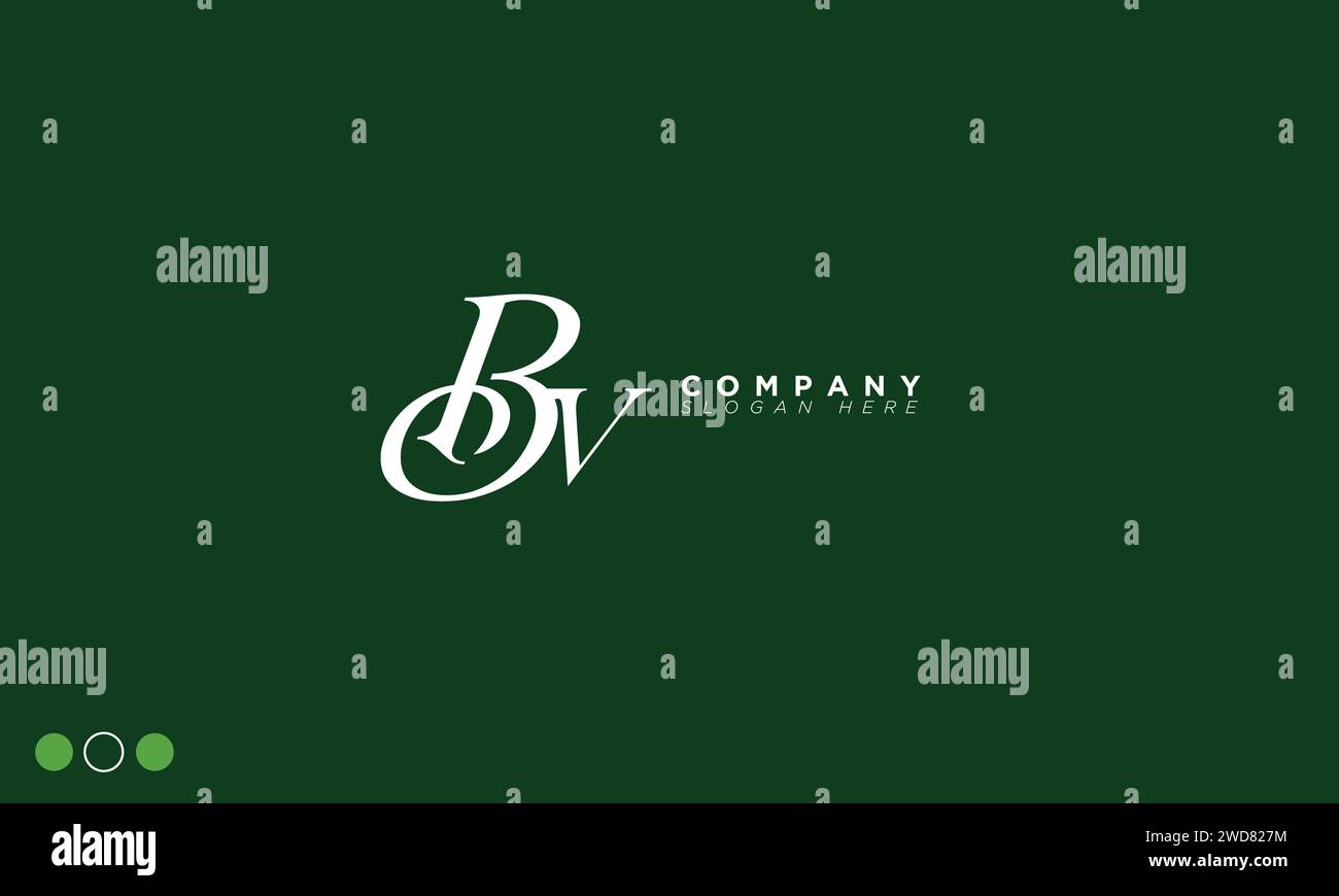 Bv monogram hi-res stock photography and images - Alamy