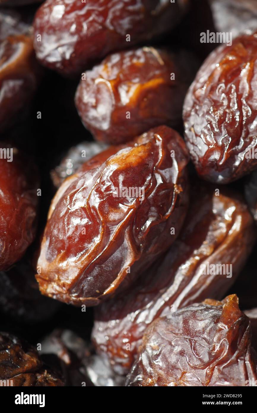 many date fruits display for sale at local market Stock Photo - Alamy