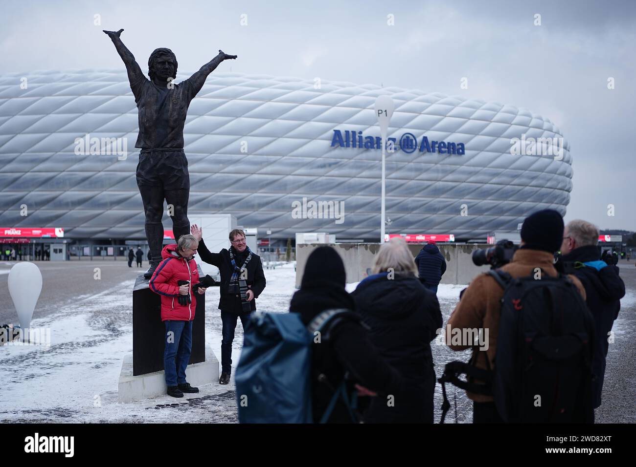 Munich, Germany. 19th Jan, 2024. Soccer: FC Bayern Munich's memorial ...