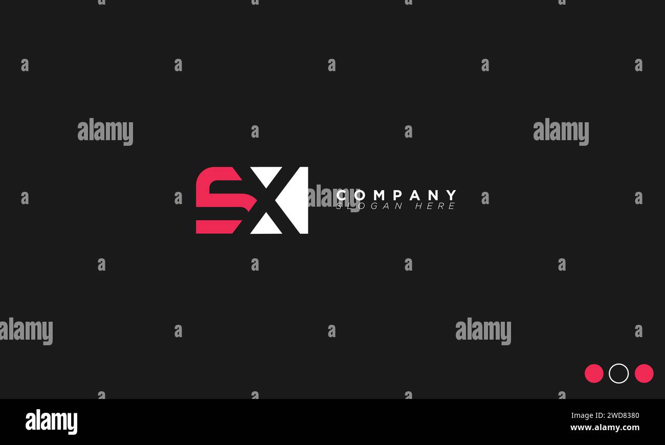 Sx alphabet Stock Vector Images - Alamy
