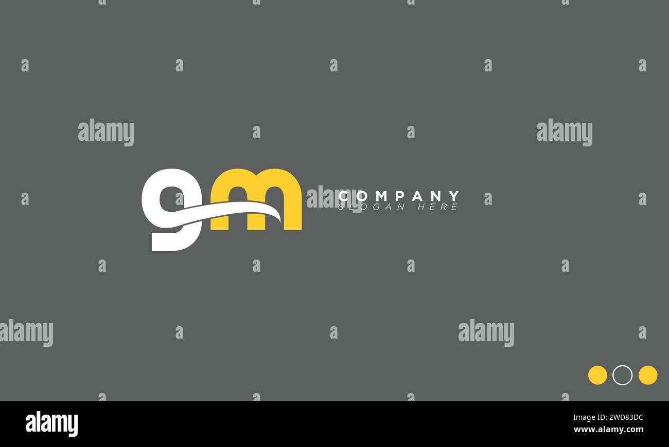 GM Alphabet letters Initials Monogram logo Stock Vector Image & Art - Alamy