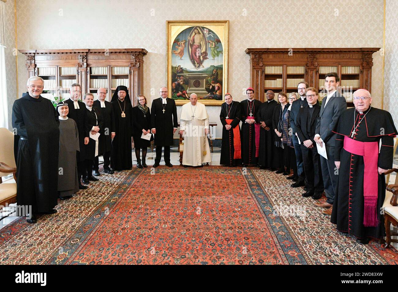 Vatican, Vatican. 19th Jan, 2024. Italy, Rome, Vatican, 2024/1/19.Pope ...