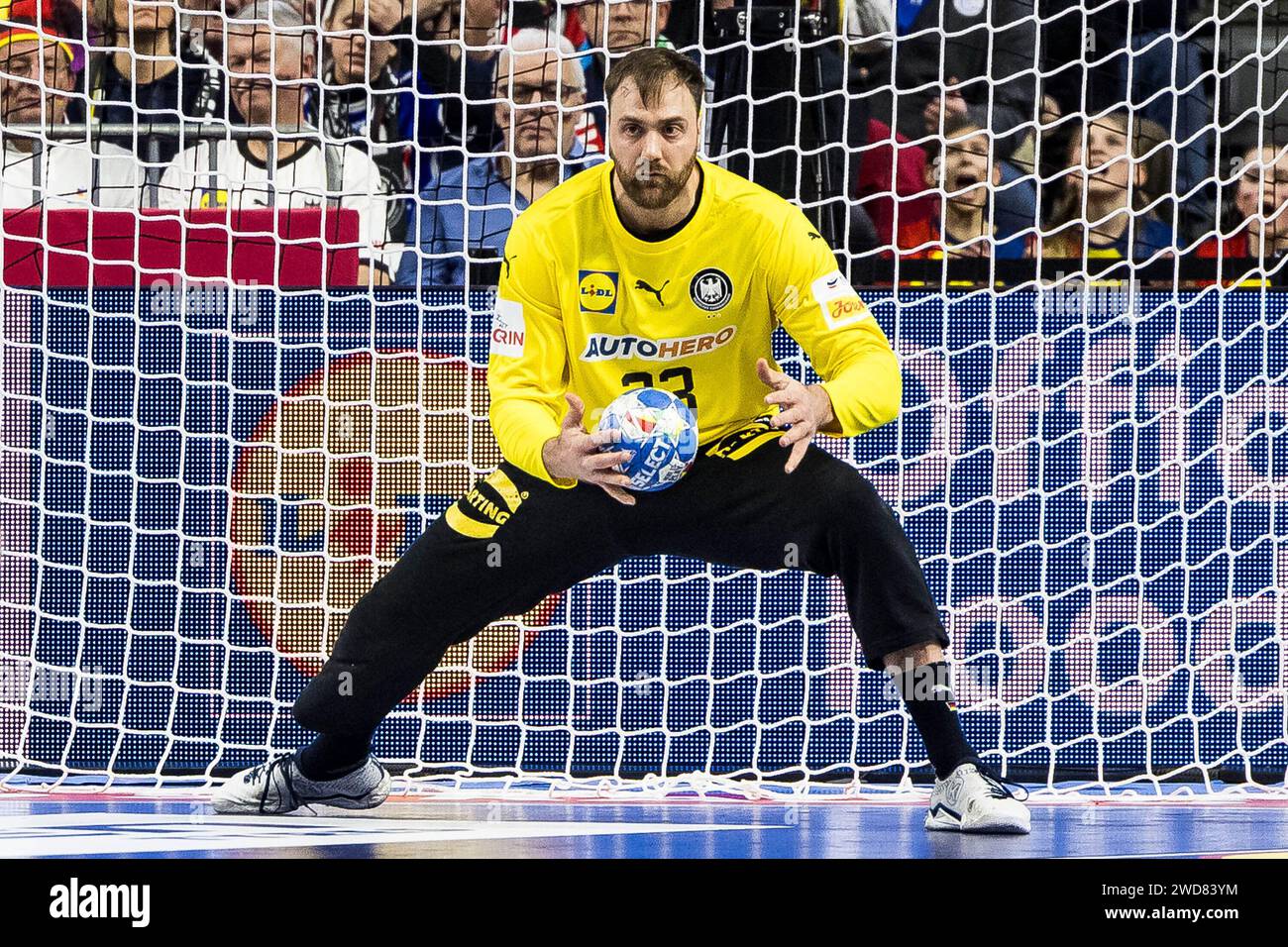 Andreas Wolff of Germany during the Men's EHF Euro 2024, Main Round ...