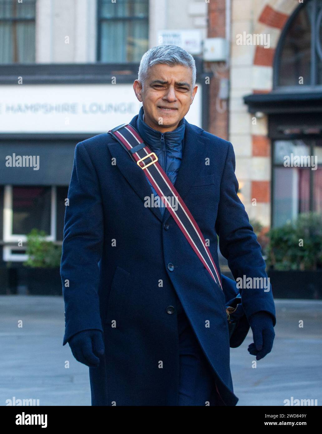 London, England, UK. 19th Jan, 2024. London Mayor SADIQ KHAN is seen in ...