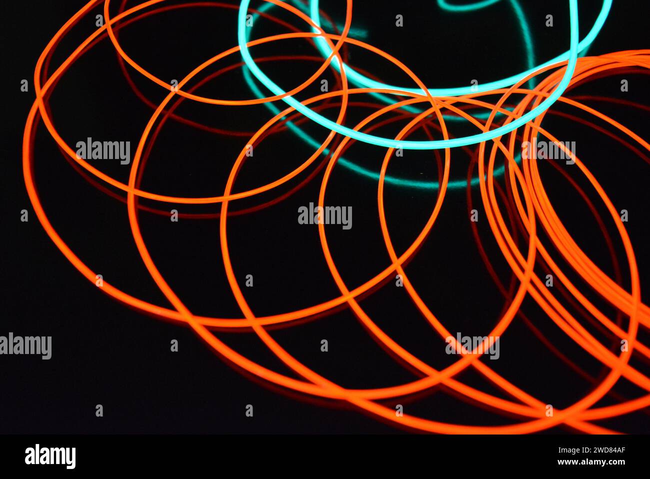 Animation red neon light heart hi-res stock photography and images - Alamy