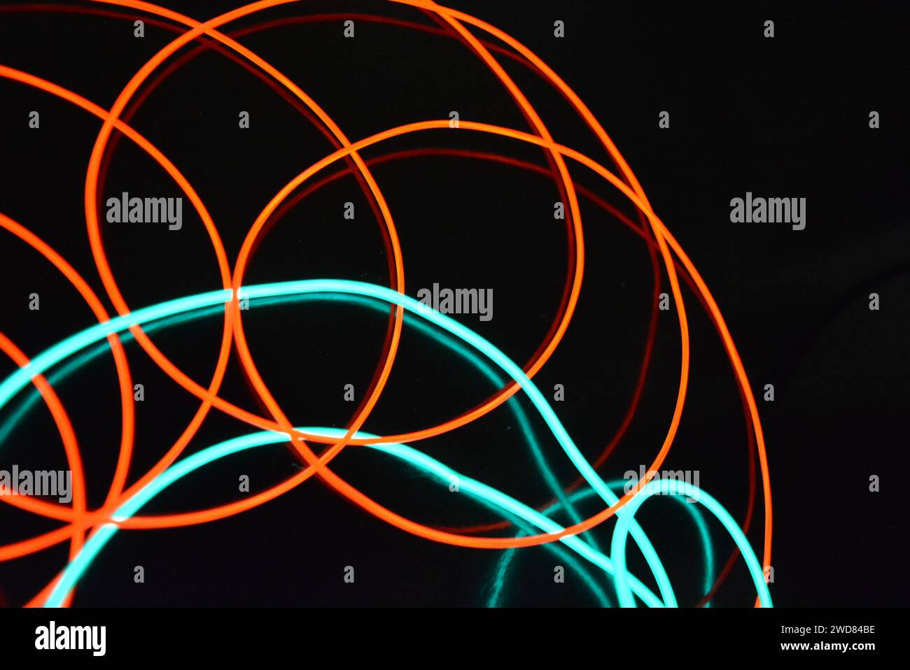 Animation red neon light heart hi-res stock photography and images - Alamy