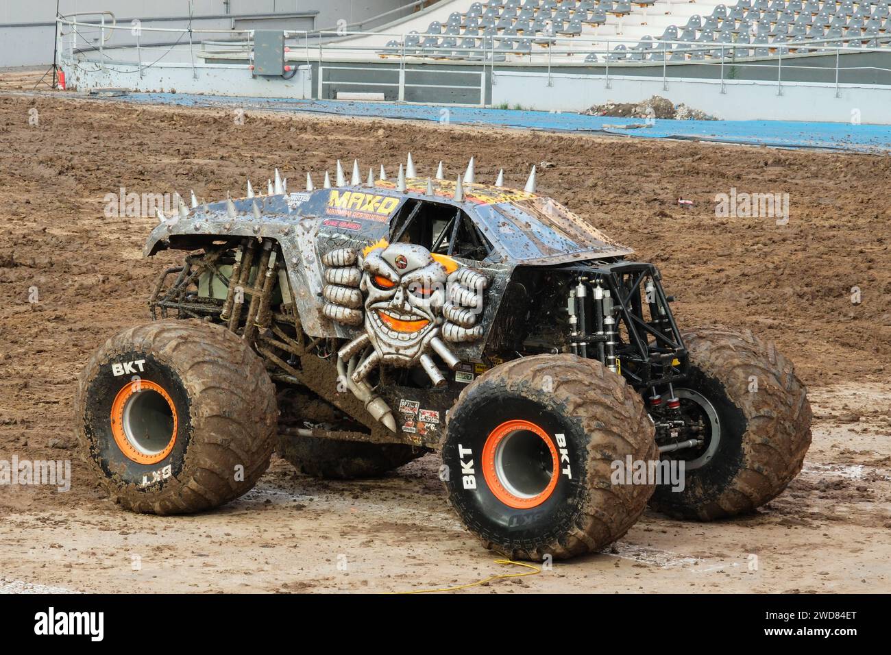 Monster Truck "MAX-D" race, Unique Diego Armando Maradona Stadium in La ...