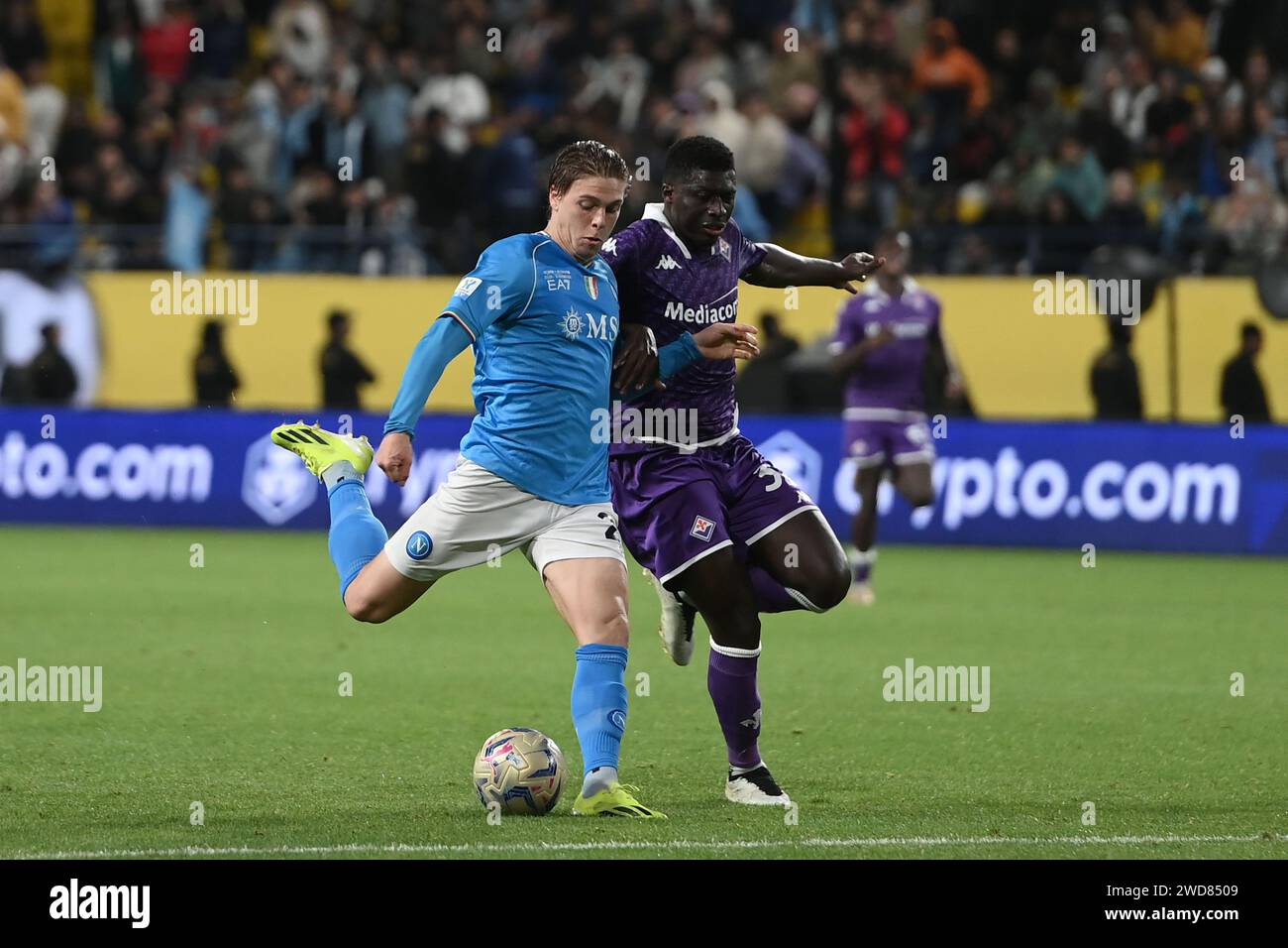 Alessio Zerbin (Napoli)Alfred Duncan (Fiorentina) he scored the third ...