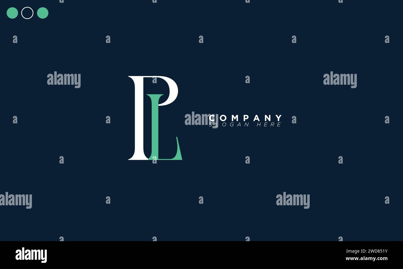 PL Alphabet letters Initials Monogram logo Stock Vector Image & Art - Alamy