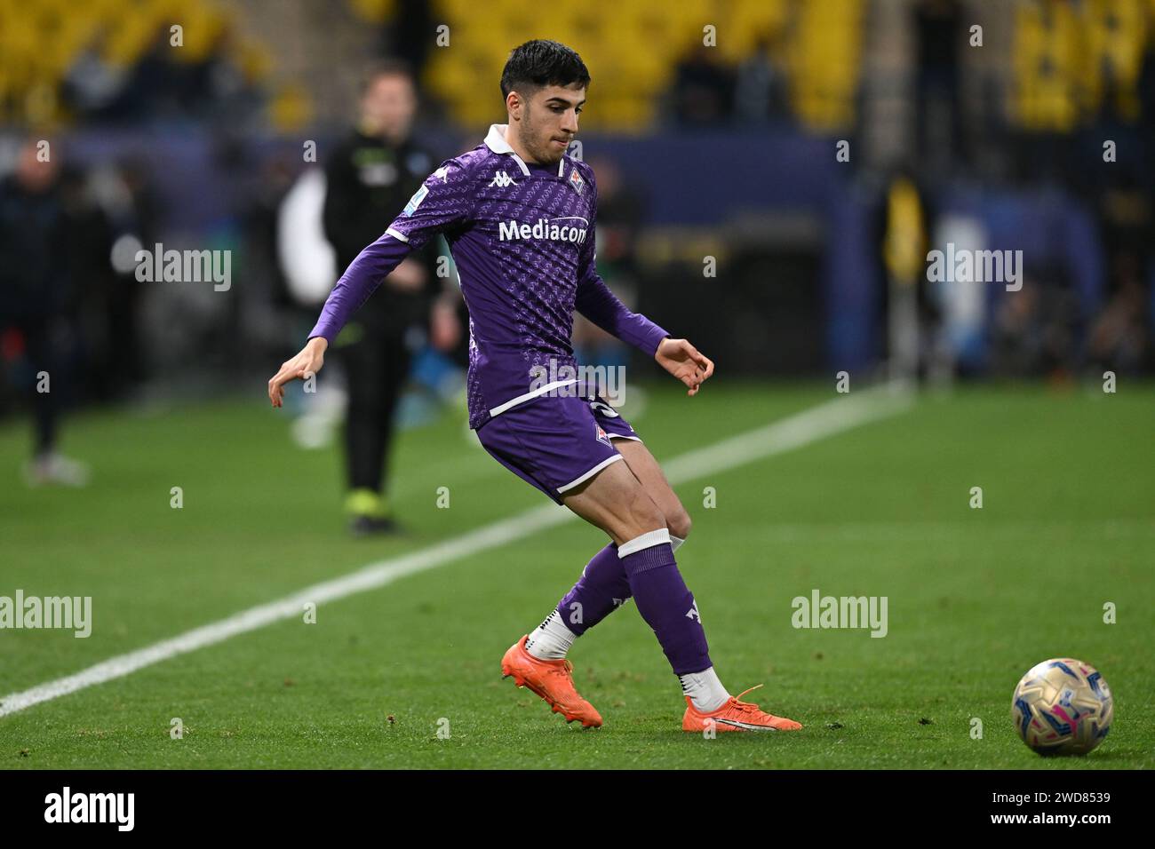 Fabiano Parisi (Fiorentina) during the Italian Italy SuperCup match ...