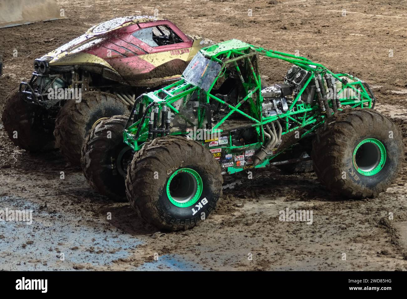 Monster Trucks at the unique Diego Armando Maradona Stadium in La Plata ...